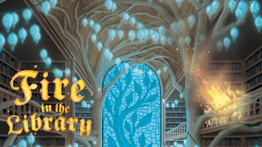Fire in the Library. Congratulations! | by Beth Klaser | Hacked ...