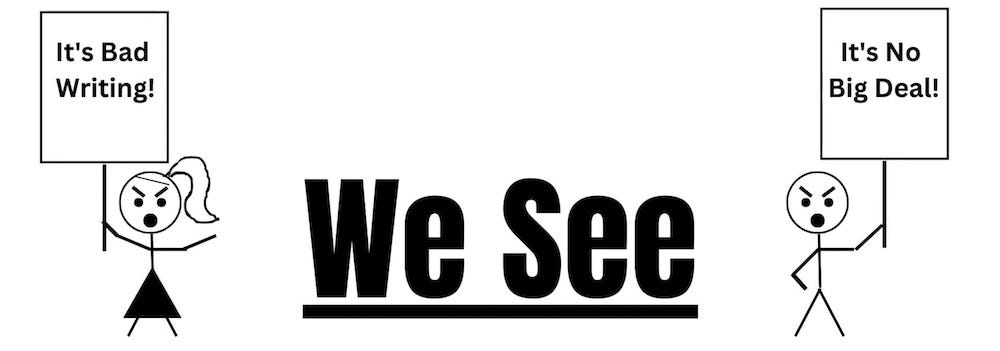 Is “We See” Bad Writing?. Another in the terrific screenwriting… | by ...