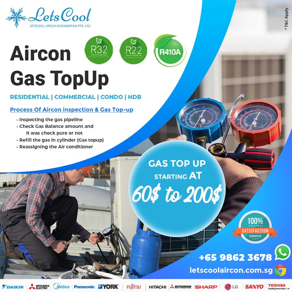 Everything You Need to Know About Aircon Gas Top-Ups | by Brindha Seo ...