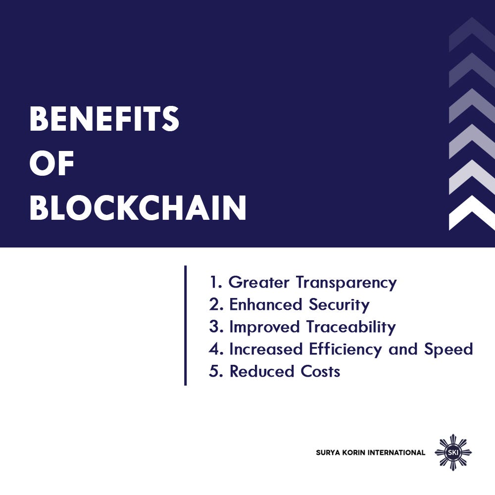 Benefits of Blockchain. 1. Greater Transparency Data on a… | by Surya ...