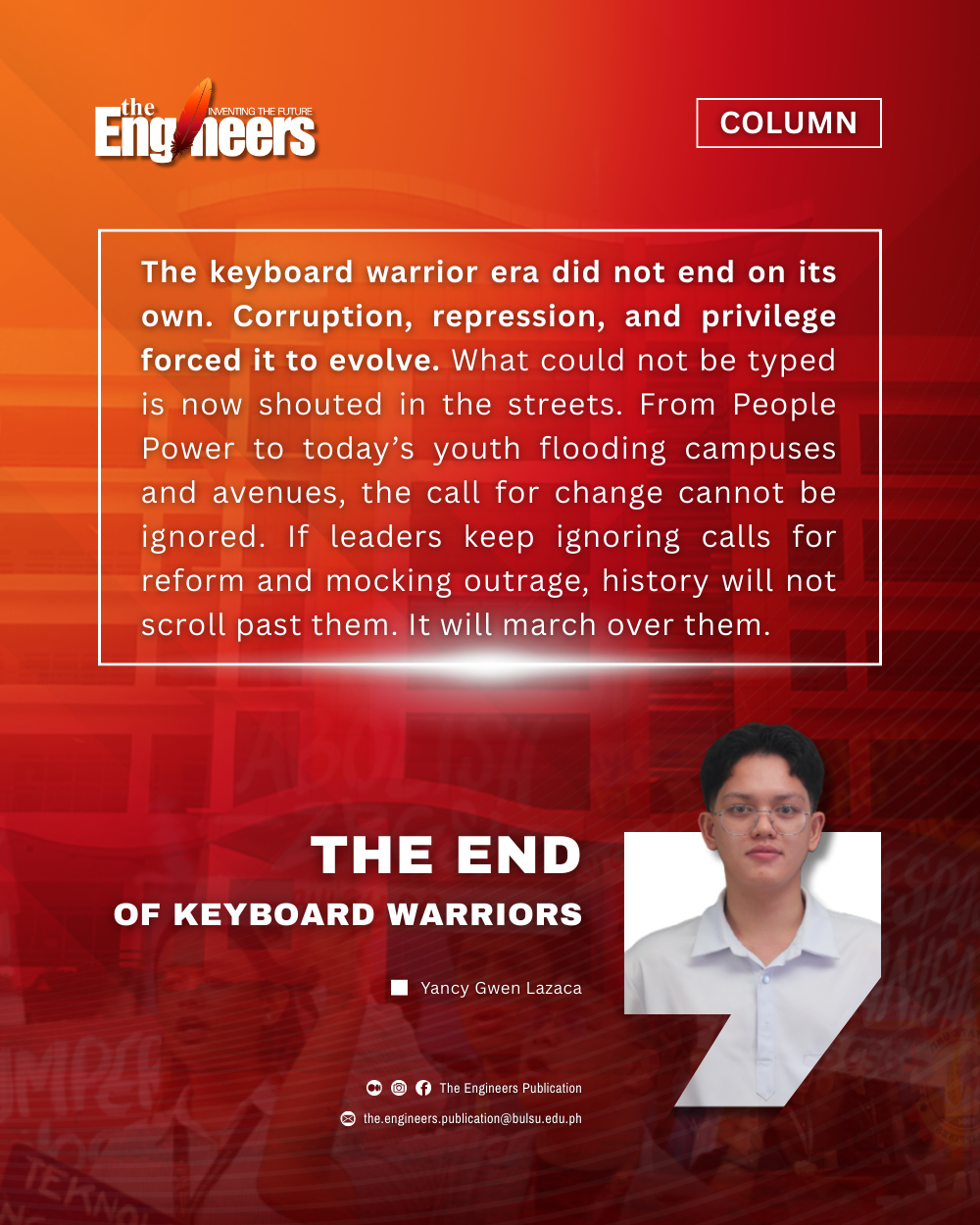 COLUMN | The End of Keyboard Warriors | by The Engineers | Medium