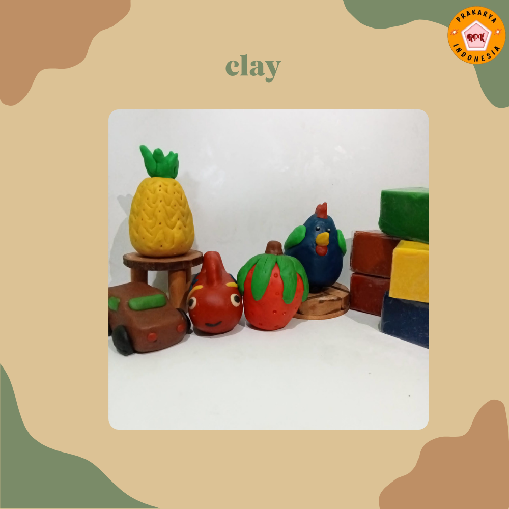 0812-9108-3075 jual Clay motif tangerang jakarta Prakarya indonesia ...