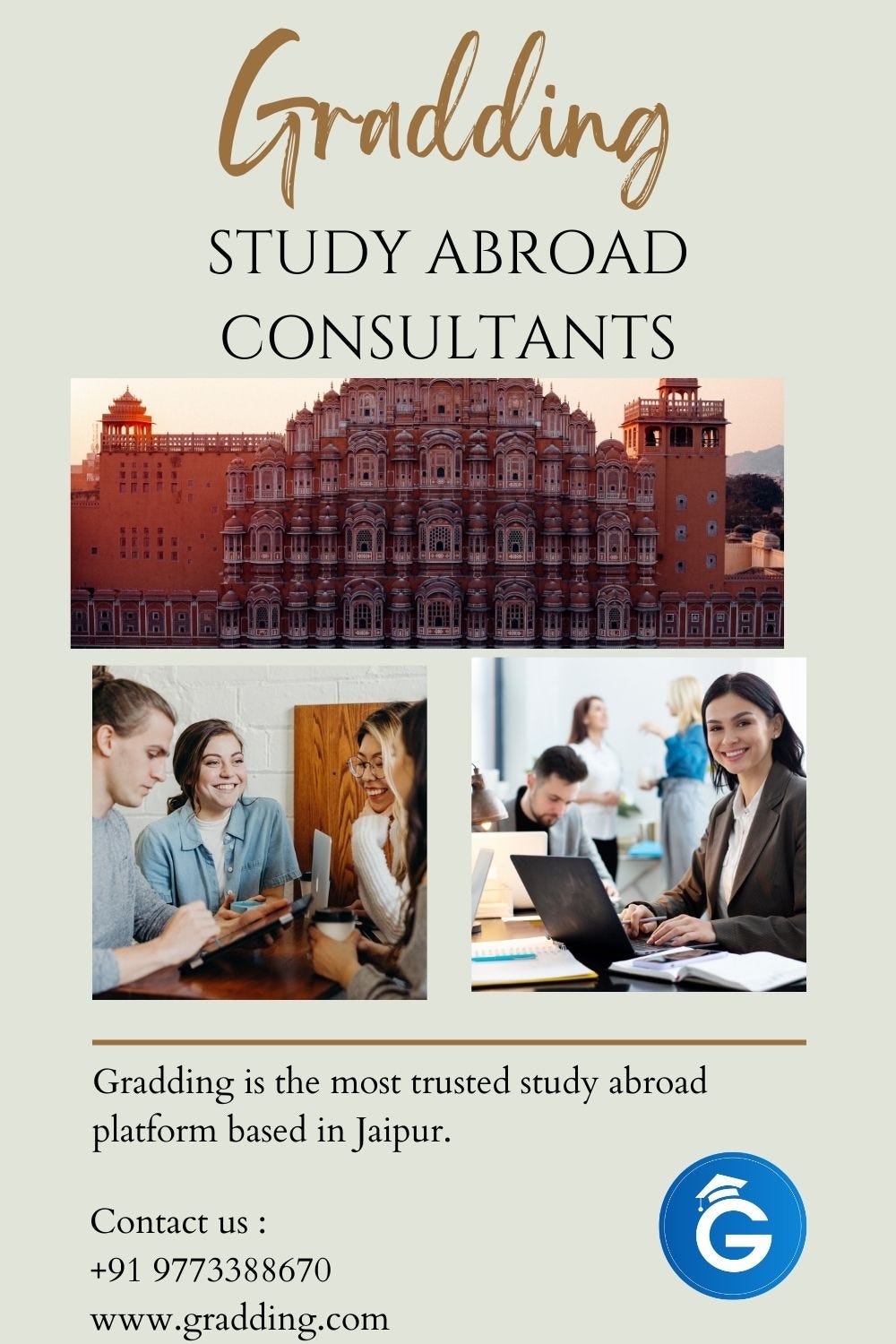 Gradding: The Most Trusted Study Abroad Platform in Jaipur - Anjana Varghese - Medium