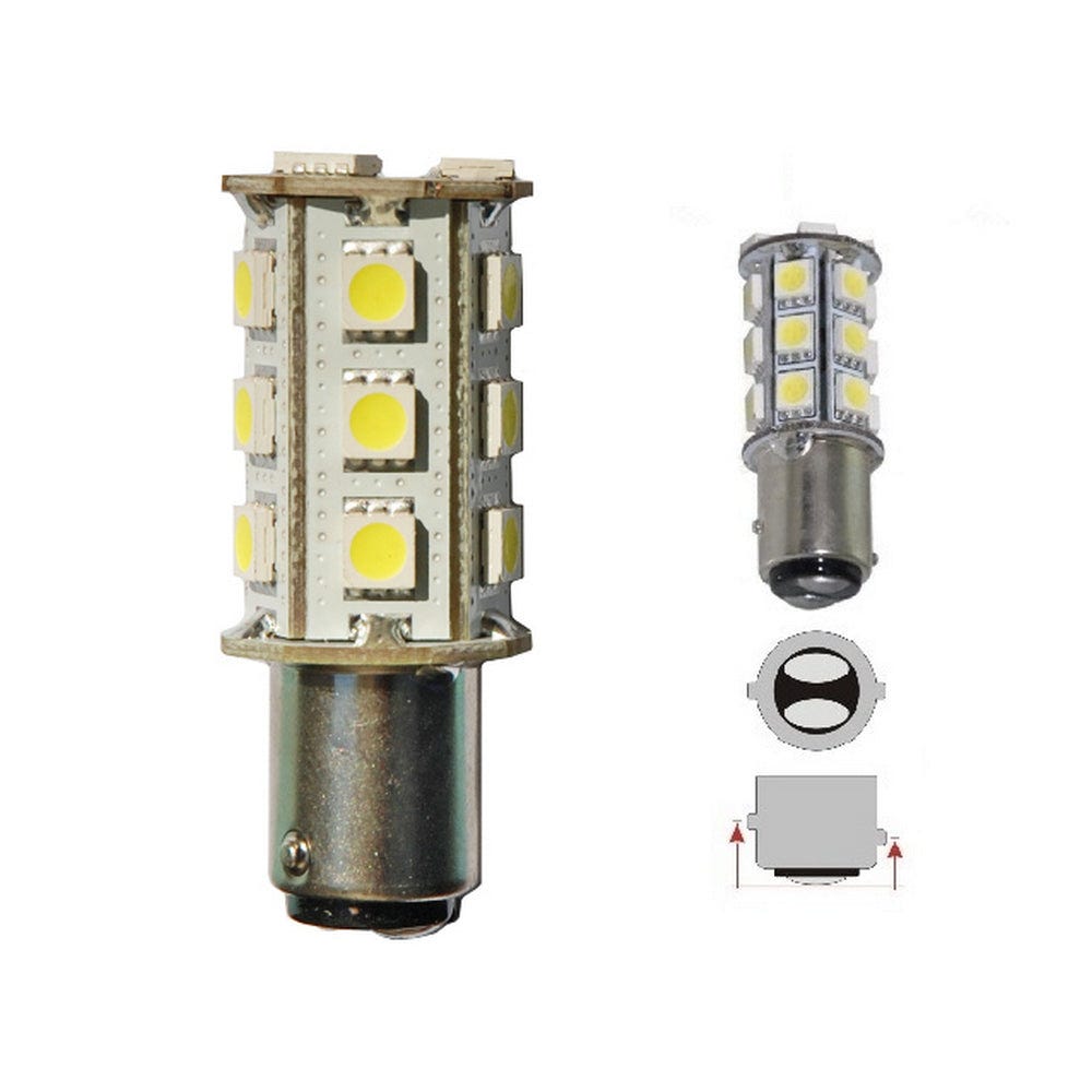LED NAVIGATION BULB — BAY15D — 10–30V - Furneaux Riddall - Medium