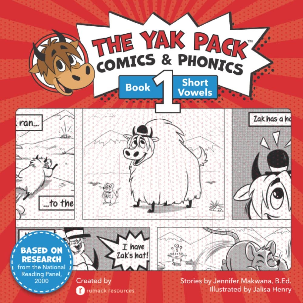 [BOOKS] The Yak Pack: Comics & Phonics: Book 1: Learn to read decodable ...