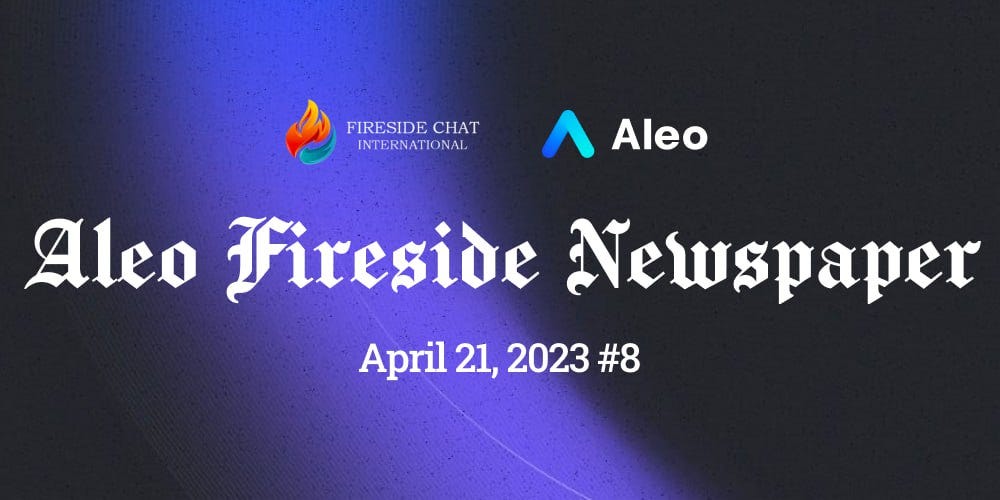 Aleo FireSide Newspaper #8 (English) | by FireSide Chat International ...