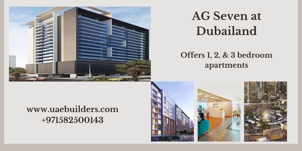 AG Seven By AG Properties With Luxury Apartments | by Afza Khan | Dec ...