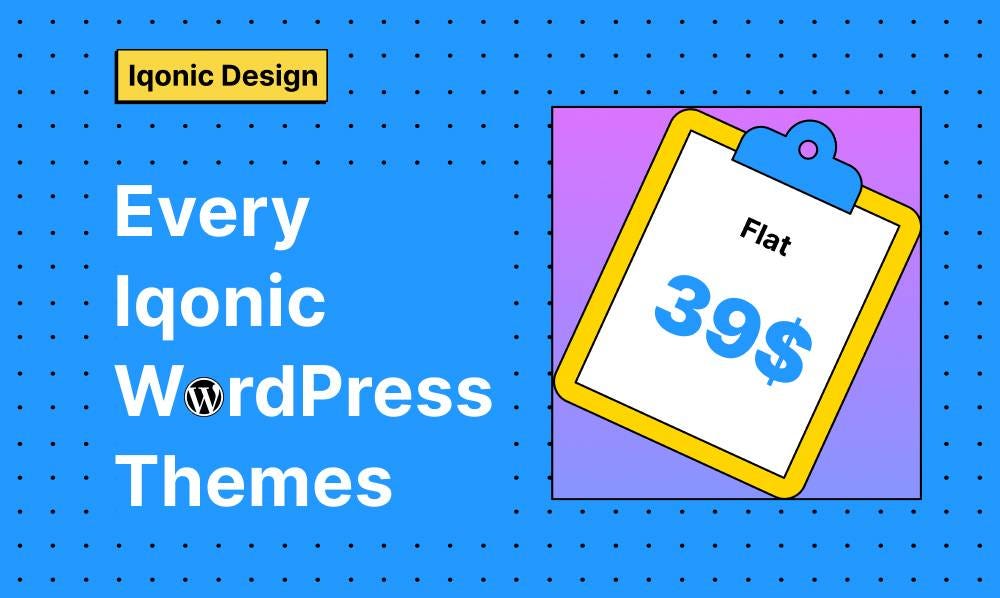 Iqonic Design Offer Flat 39$ on Every Iqonic WordPress Themes: Grab the ...