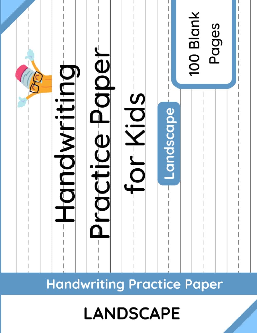 [EPUB[BEST]} Handwriting Practice Paper for Kids — Landscape: 100 Blank ...