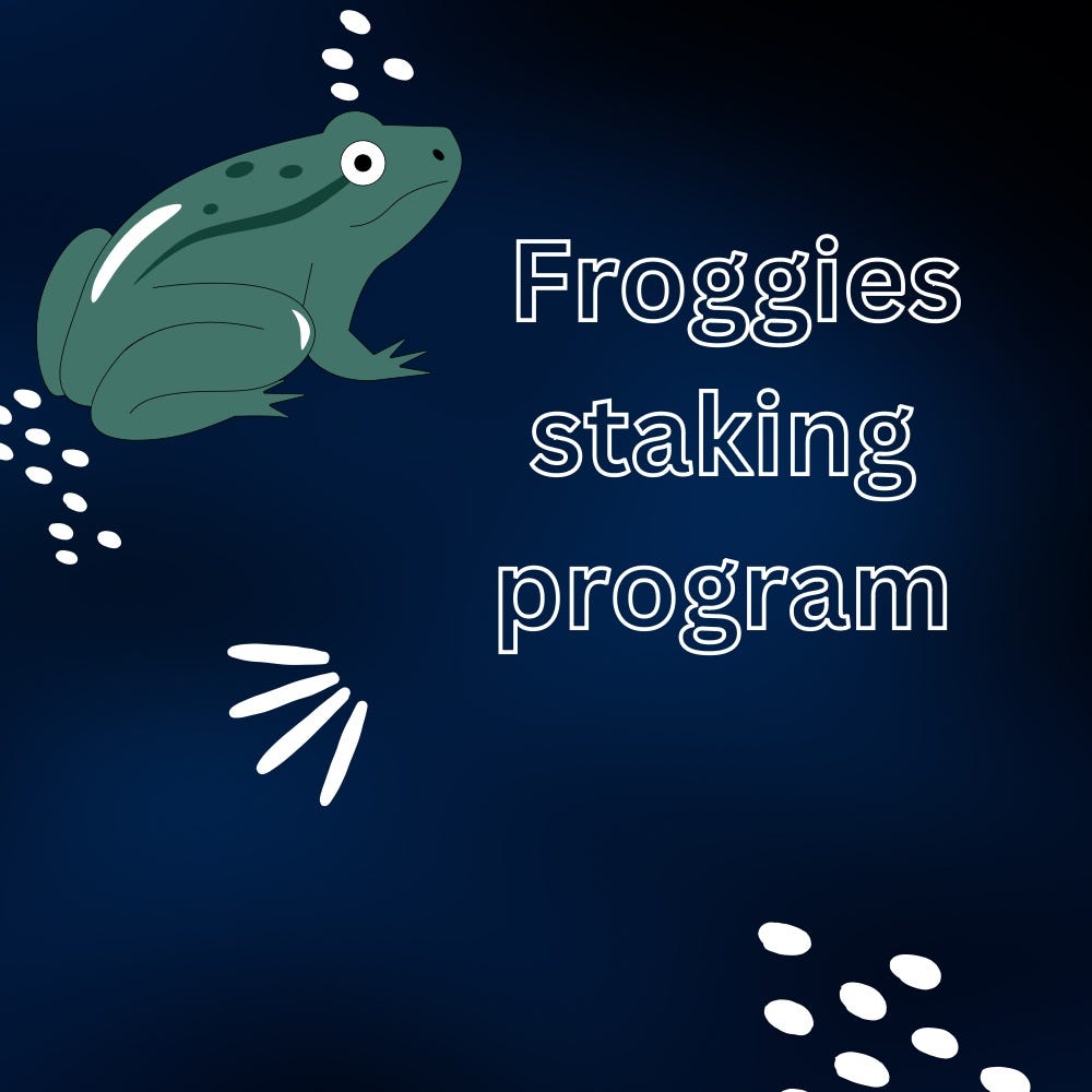 FROGGIES STAKING PROGRAM. With cryptocurrency, one way to make a… | by ...