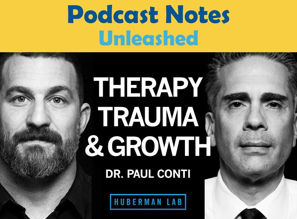 Therapy, treating trauma and other life challenges with Dr. Paul Conti ...