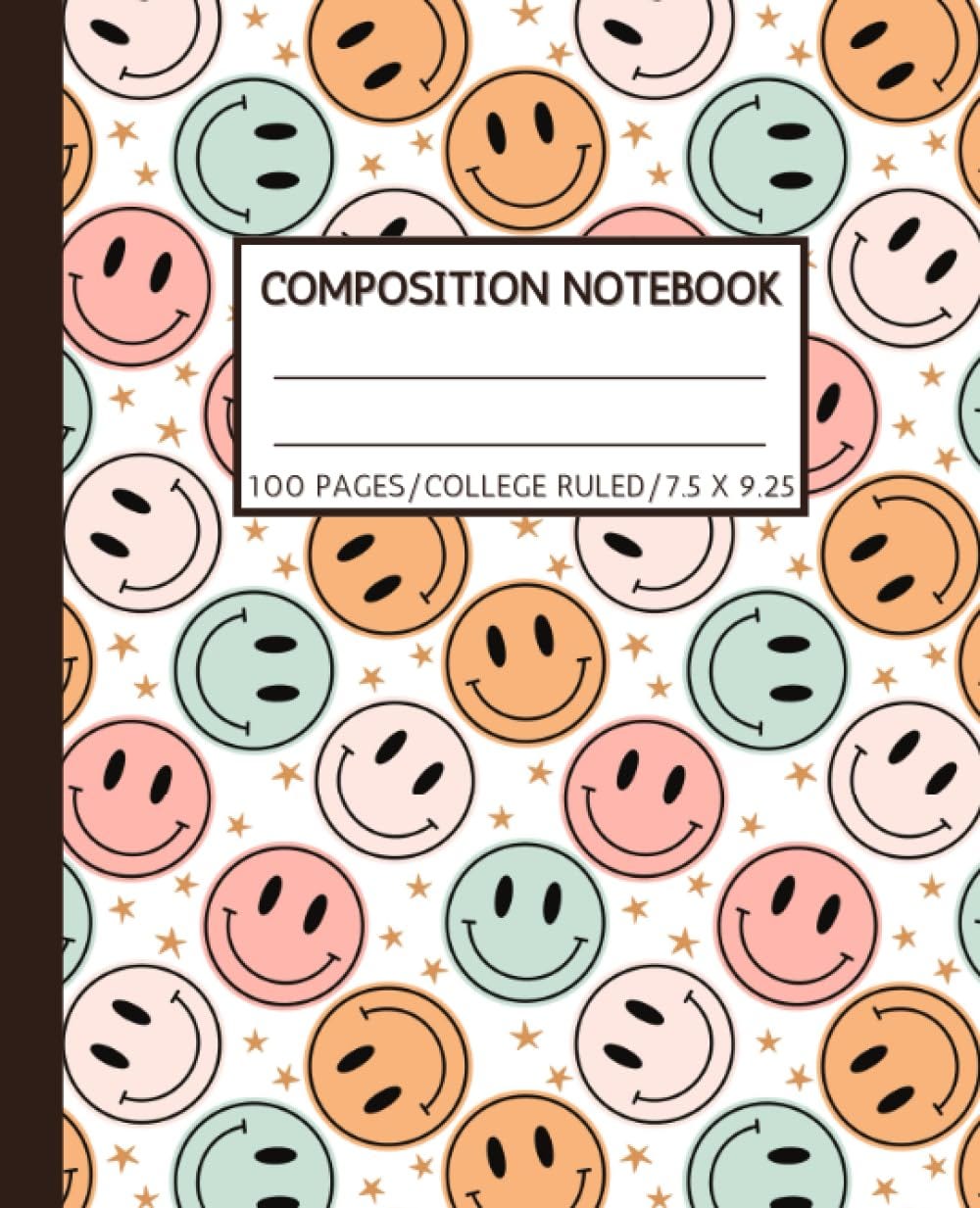 [EBOOK] Composition Notebook College Ruled: Pastel Retro Happy Face ...
