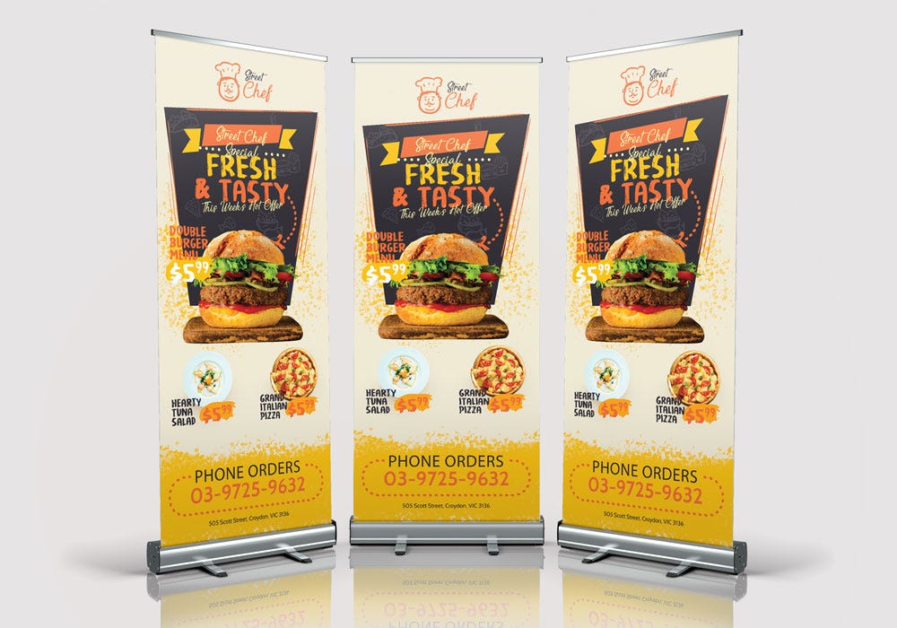 Go Big with Wide Pull Up Banners - BullPrint - Medium