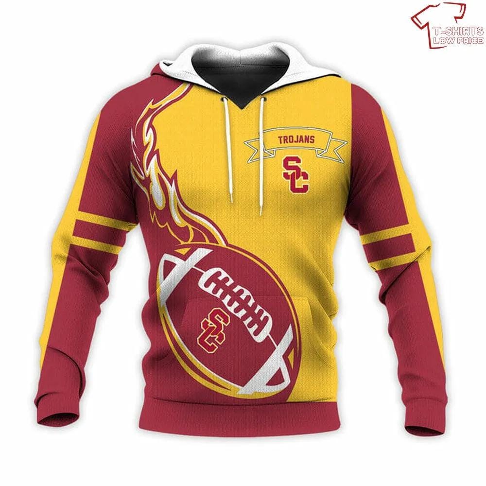 NCAA Usc Trojans Gold Cardinal 3D Hoodie For Men Women | by Mendler ...