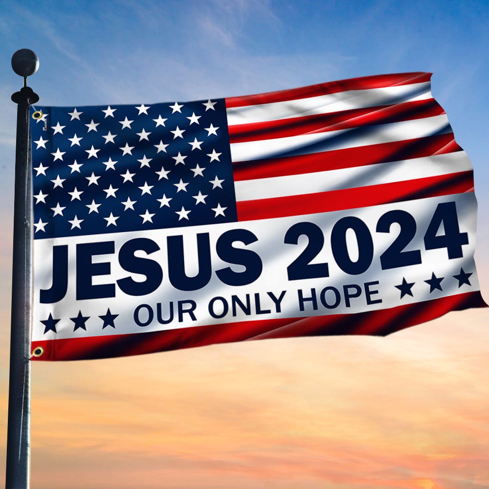 Jesus 2024 Our Only Hope American Flag | by Boxboxshirt Apparel Store ...
