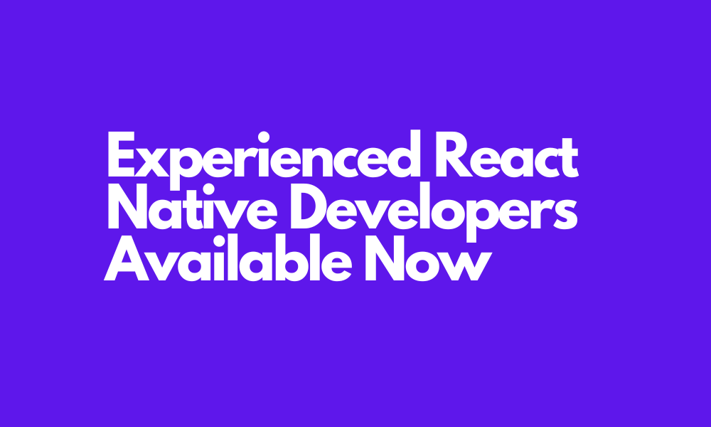 Experienced React Native Developers Available Now | by Game With Anu | Oct, 2023 | Medium