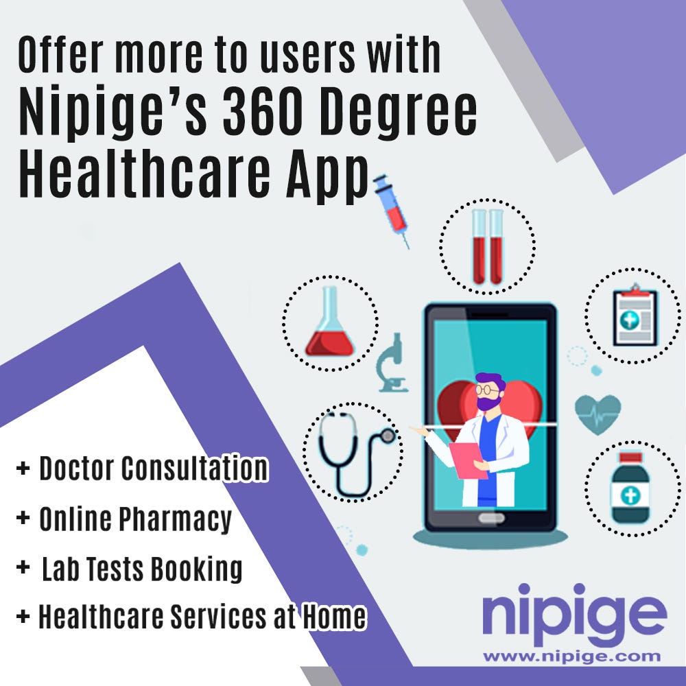Multiple Healthcare Services. Nipige’s 360 degree healthcare app ...