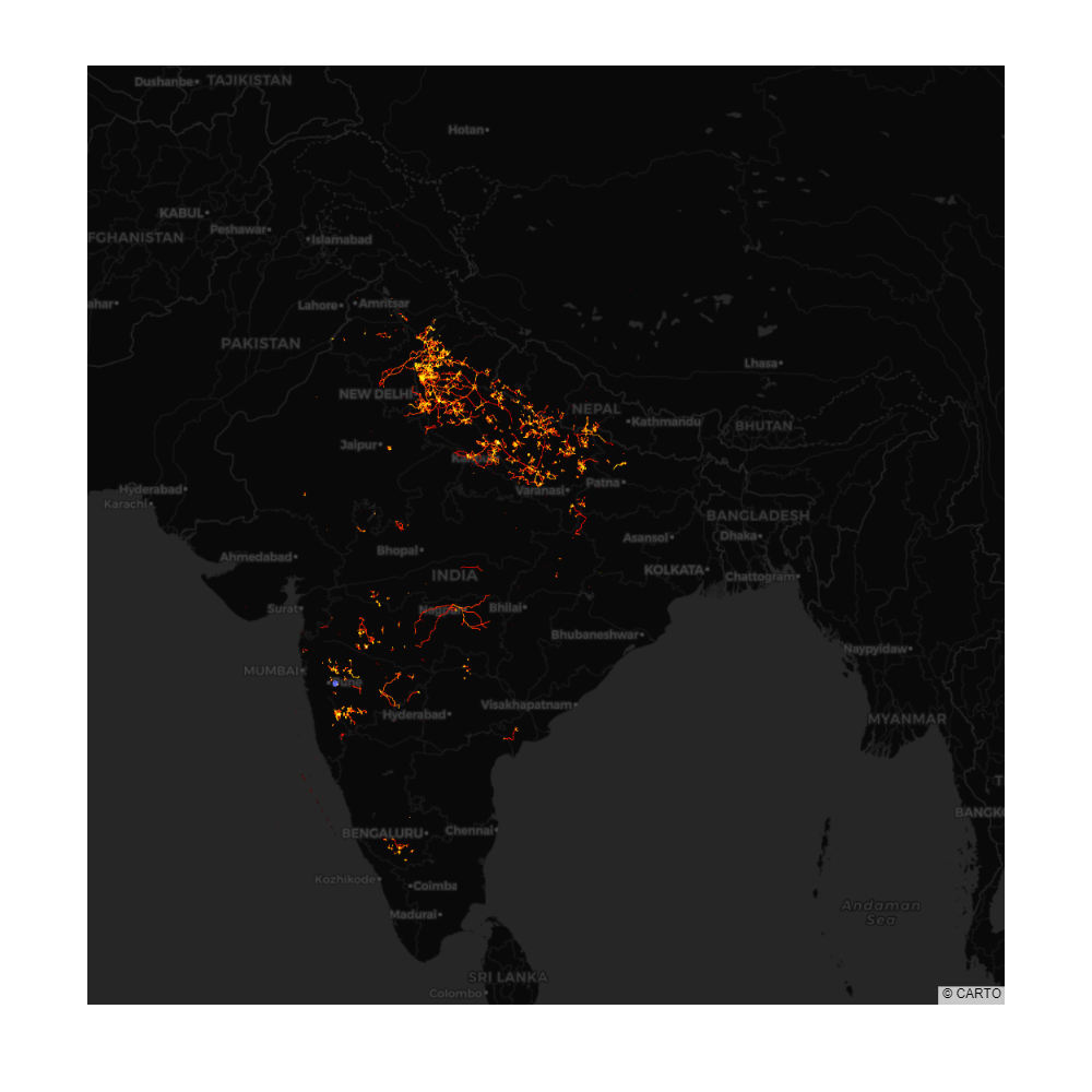 Plotly Datashader Visualizing Large Geospatial Datasets By Yash Sanghvi Techcarnot Medium