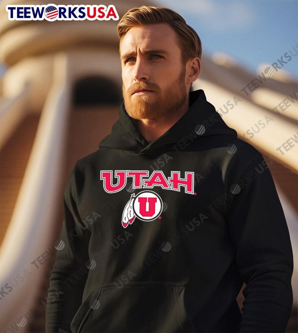 Utah Utes logo shirt - Teeworksusa - Medium