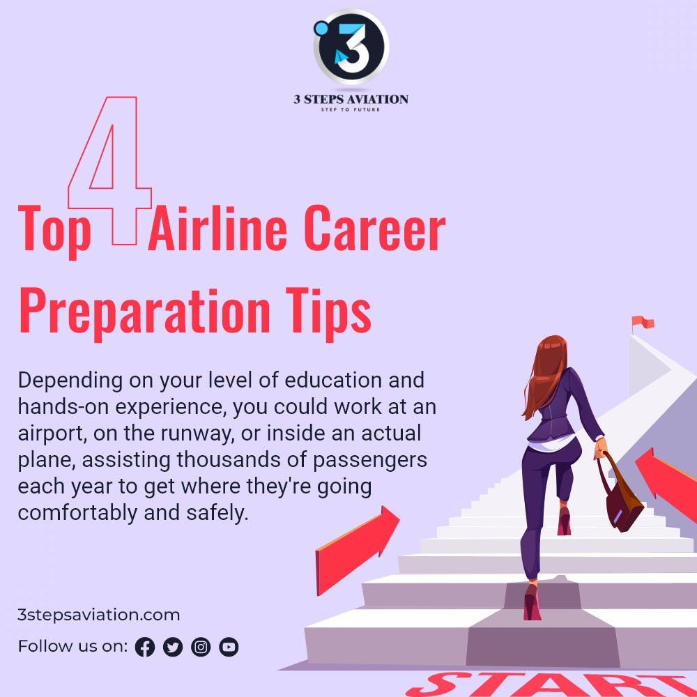 Top 4 Airline Career Preparation Tips- 3 Steps Aviation | by 3step ...