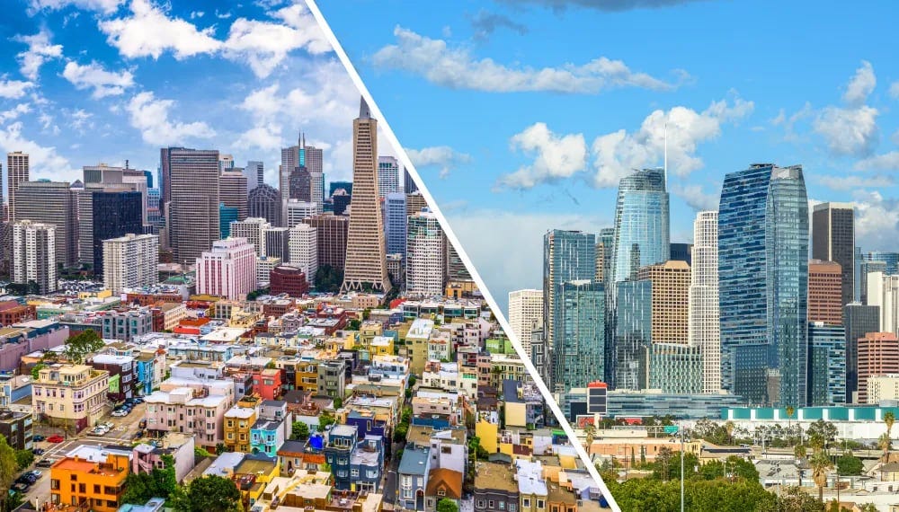 SAN FRANCISCO VS. LOS ANGELES - Trek Movers - Medium