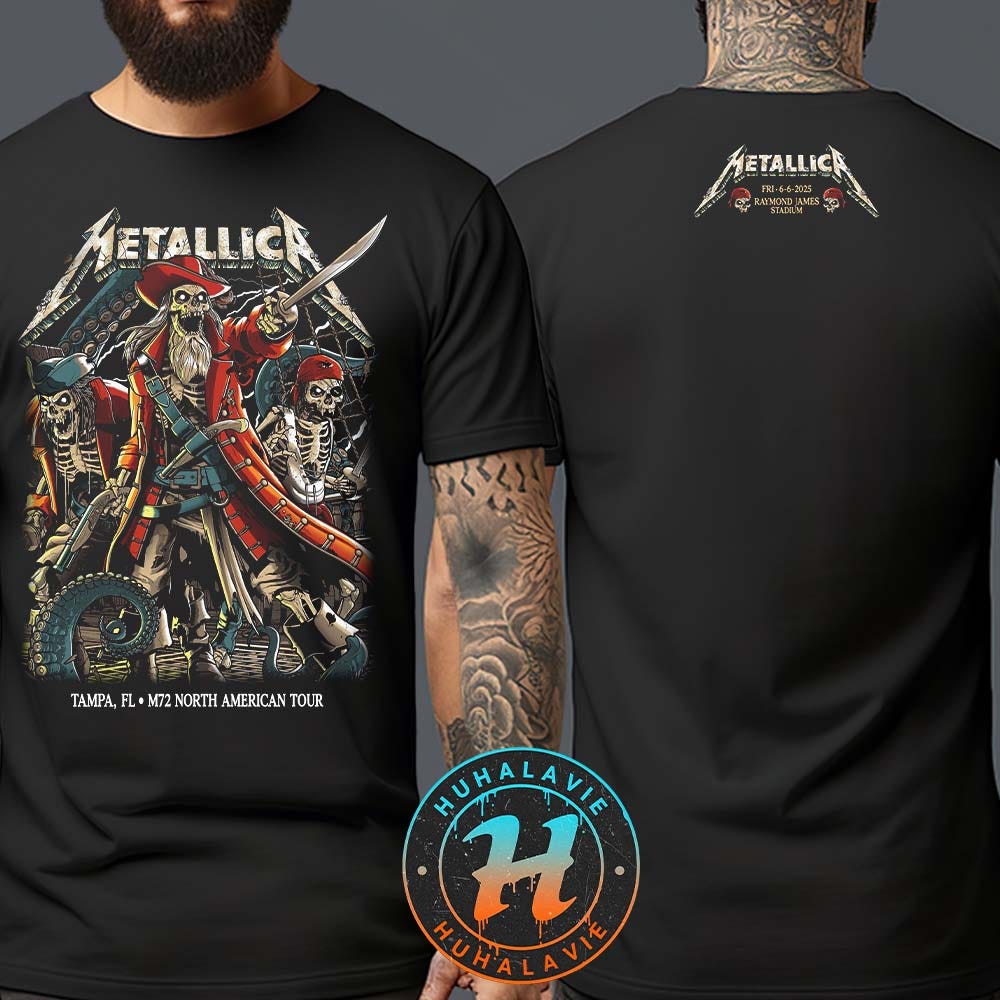 Metallica Tampa Florida Night 1 Merch Tee For M72 Tampa At Raymond ...