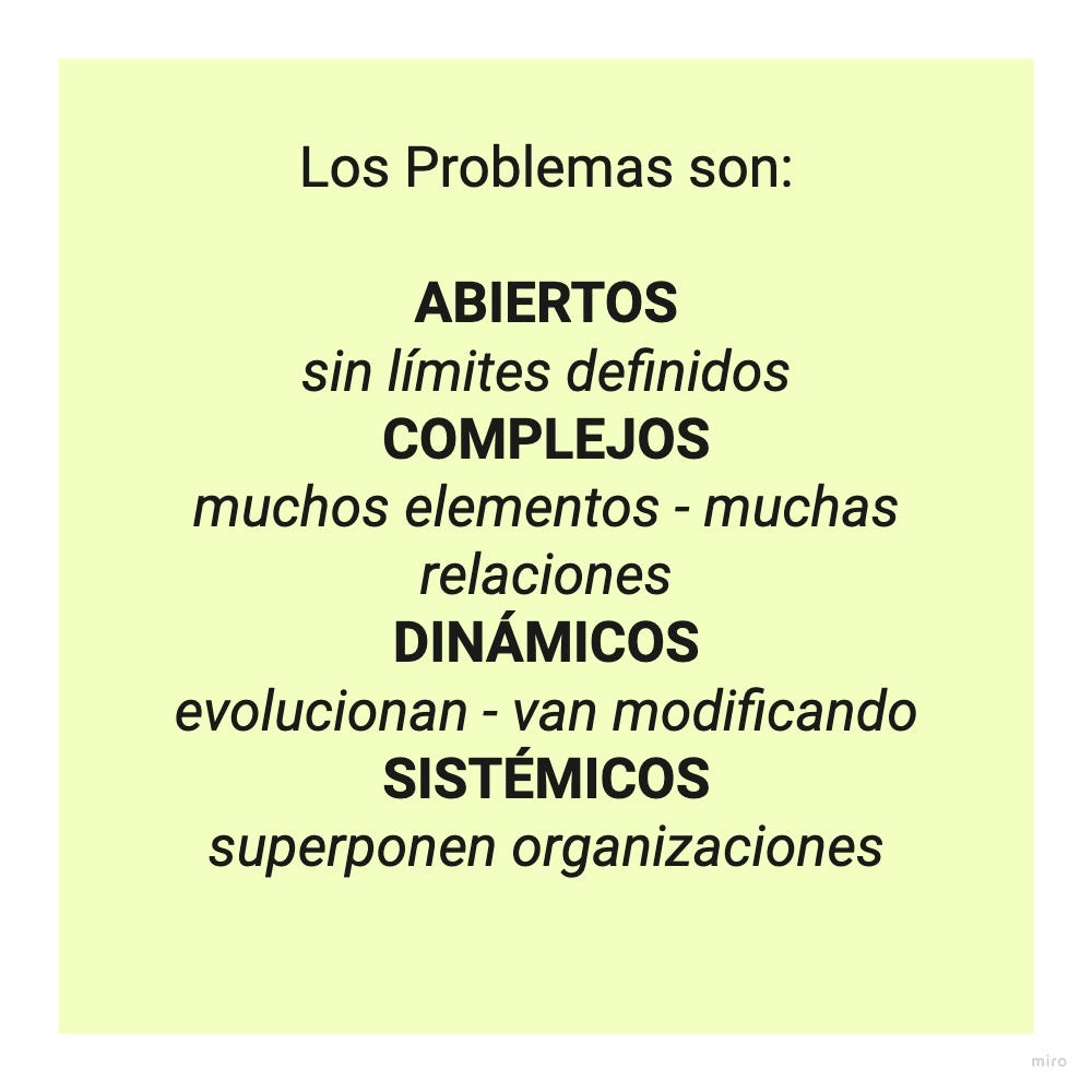 Entender problemas complejos. Continuamos con el análisis de Yolcan ...