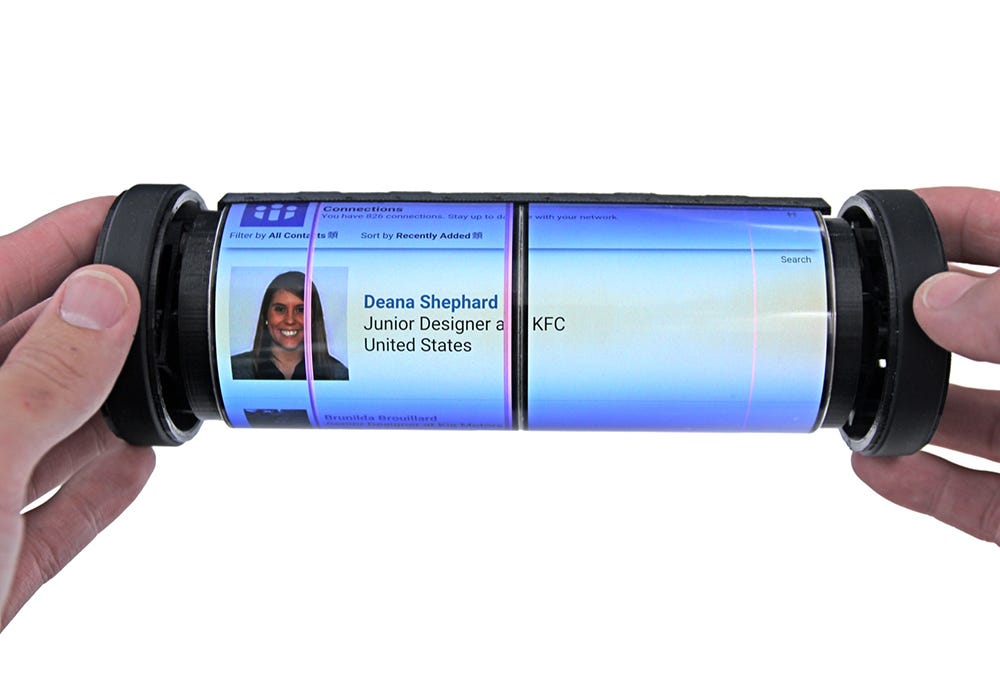 World’s first rollable touch-screen tablet developed | by Techie Scoops ...