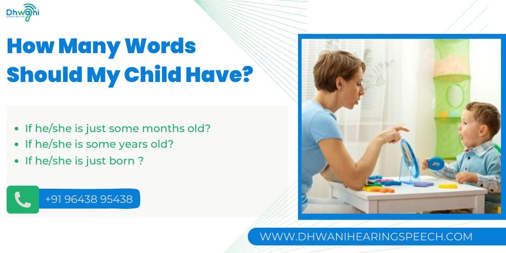 How Many Words Should My Child Have? | by Dhwani Hearing & Speech ...
