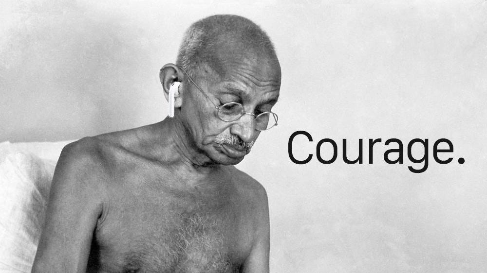 CouRAGE. Reminder: Words Matter | by M.G. Siegler | 500ish
