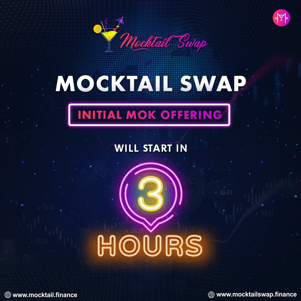 3 Hours Left For IMO Sale To Start Mocktailswap Medium