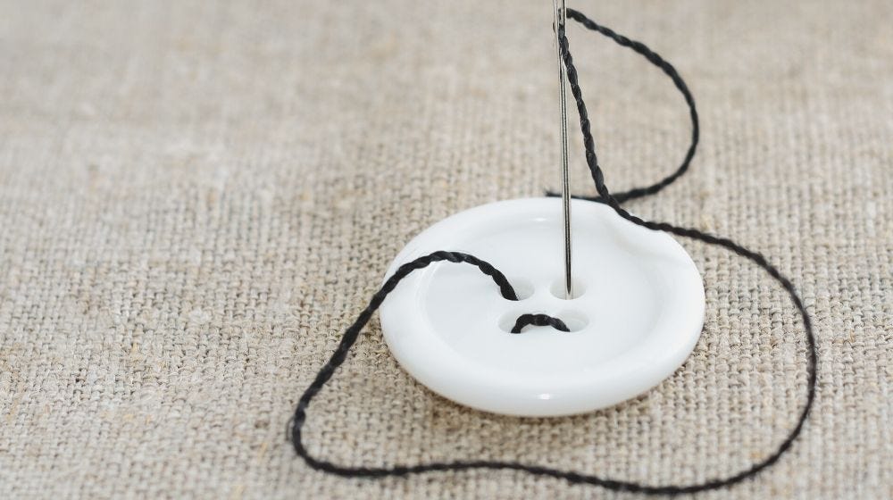 A Note On Causal Writing: The Button Sew Technique | by A Failed ...