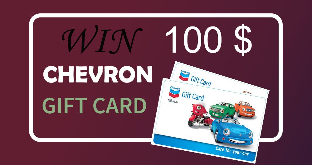Win Chevron Gift Card 6 Easiest Way and Win chevron voucher promo code ...