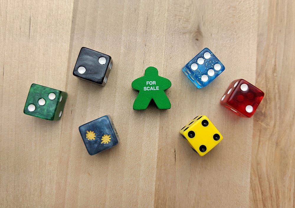 D6 Dice at The Game Crafter - The Game Crafter - Medium
