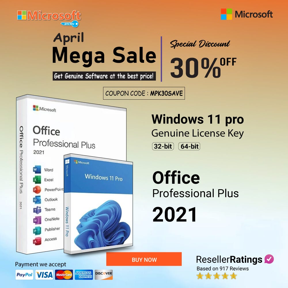 Unlocking Savings: MicrosoftProKey’s April Mega Sale | by microsoft pro ...