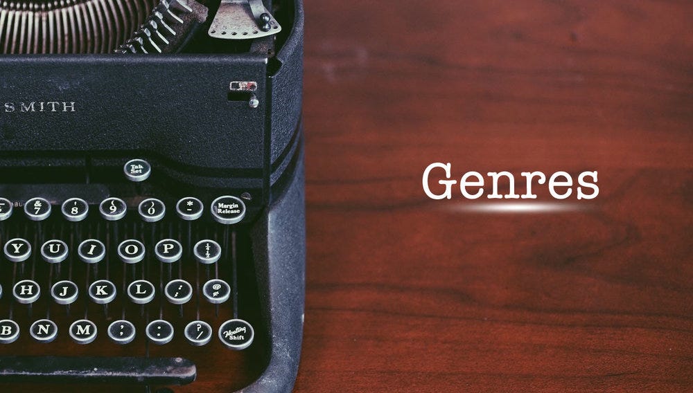 Here Is A Big List Of Genres. Where Does Your Story Fit? | by John ...