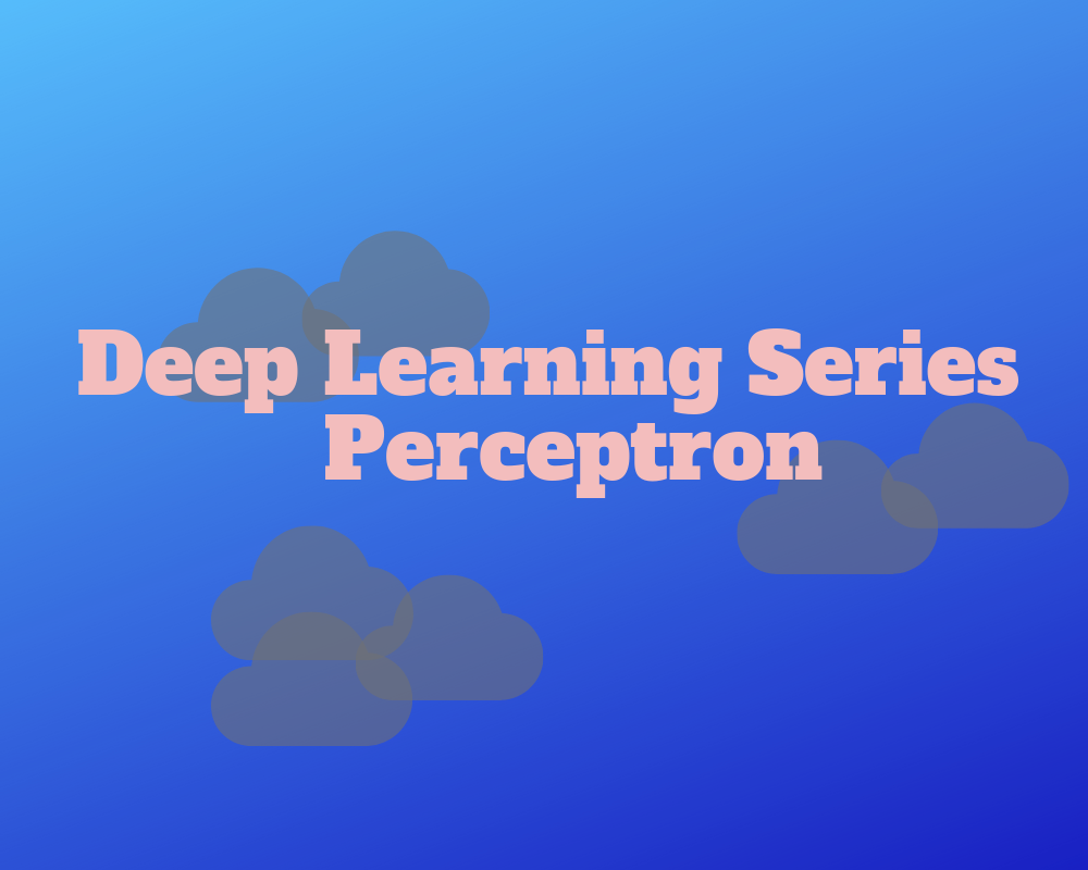 Introduction to Perceptron and Visualization | by Saravanan Rajendran ...