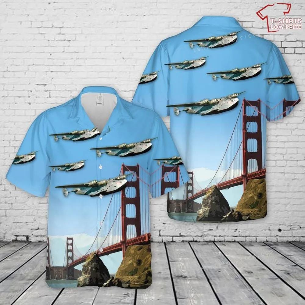US Navy Boeing 314 California Clipper Hawaiian Shirt | by Robert Urena ...
