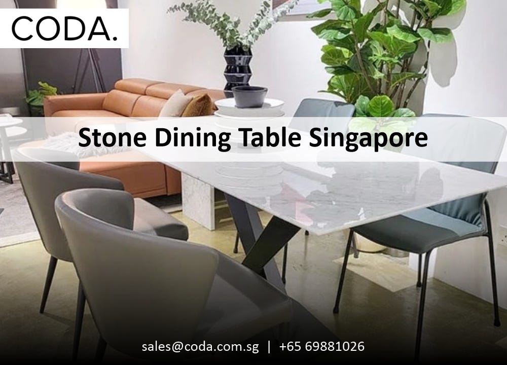 Best Selling Stone Dining Table In Singapore - CODA Furniture Studio ...