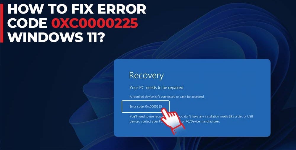 How I Fixed “Startup Repair(Blue screen error: 0xc0000225) Couldn’t ...