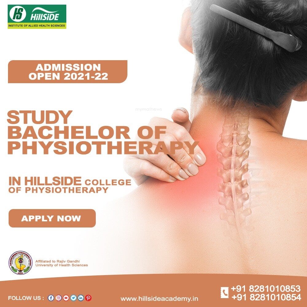 Bachelor of Physiotherapy BPT - Hillside College Of Physiotherapy - Medium
