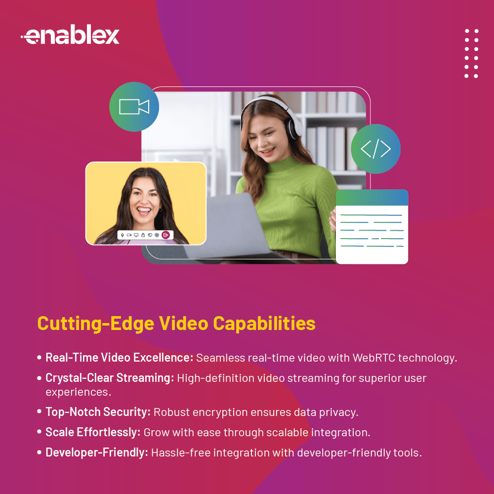 Integrate High-Quality Video Calls with EnableX’s Leading Video API ...