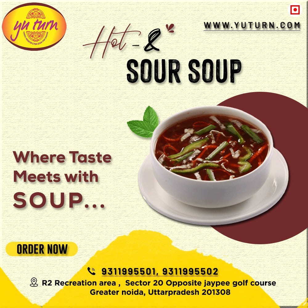 Hot & Sour Soup — Yuturn - Yuturn Restaurant - Medium
