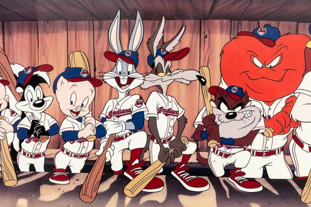 1993 Looney Tunes Cleveland Indians by Tshirtpulse: A Vintage ...