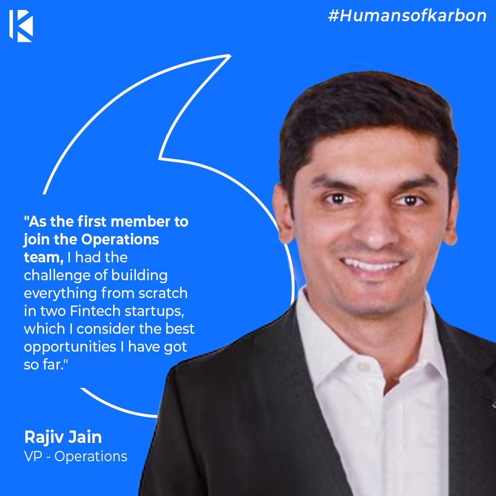 Rajiv Jain: Building Operations from Scratch at Karbon Card | Medium