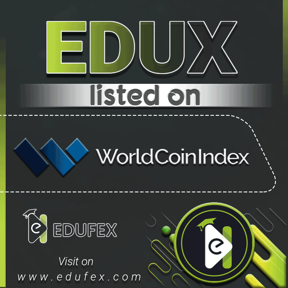 EDUFEX IS NOW LIVE ON WORLD COIN INDEX (https://www.worldcoinindex.com ...