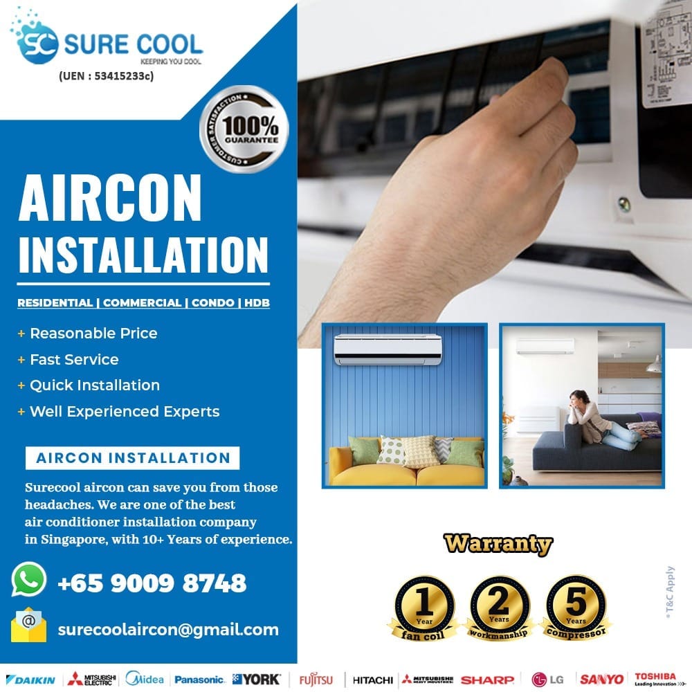 Aircon Installations Singapore | Aircon Installation | by Tisori | Medium