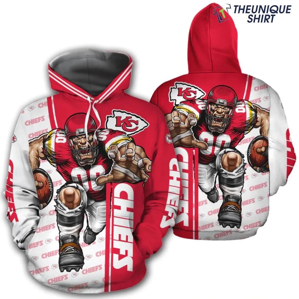 Kansas City Chiefs Nfl Hoodie 3D Mascot Design Gift For Fans | by ...