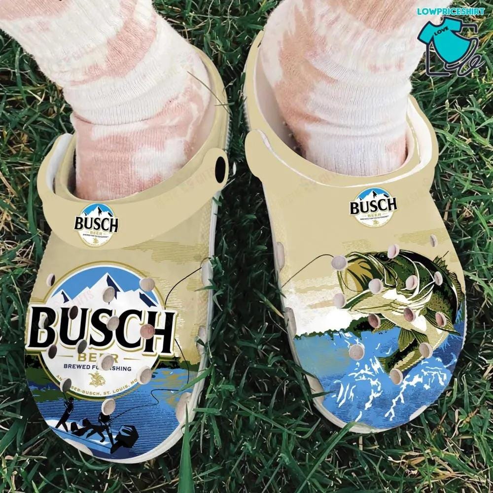Busch Fish Classic Crocs Clog Shoes | by Mark Casillas | Apr, 2024 | Medium
