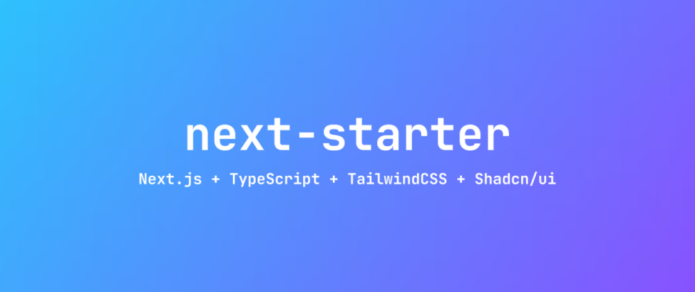Next.js starter template. Hi, I created a starter template for… | by Skolaczk | Medium